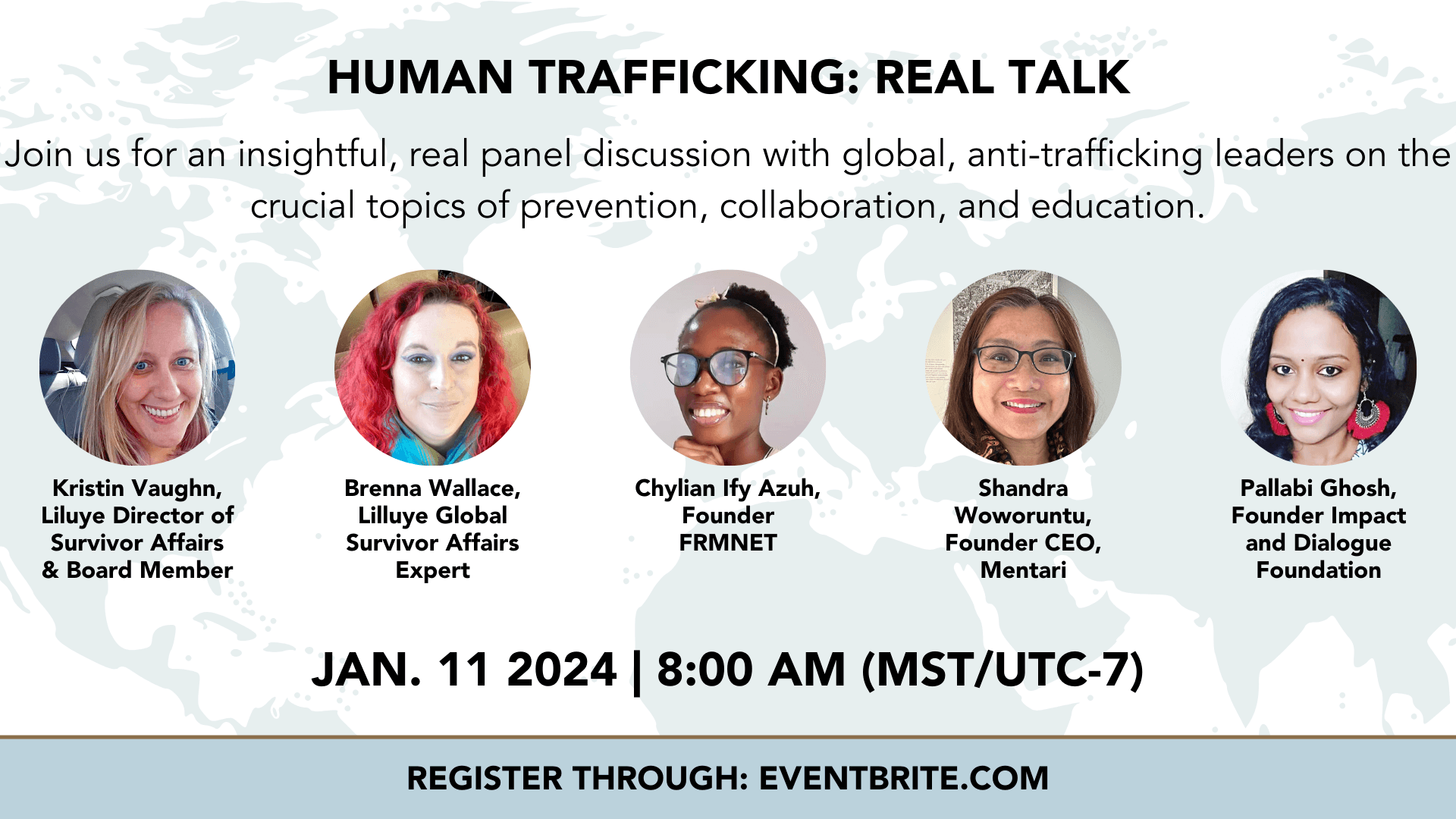 Human Trafficking: Real Talk Panel Discussion (January 11, 2024)